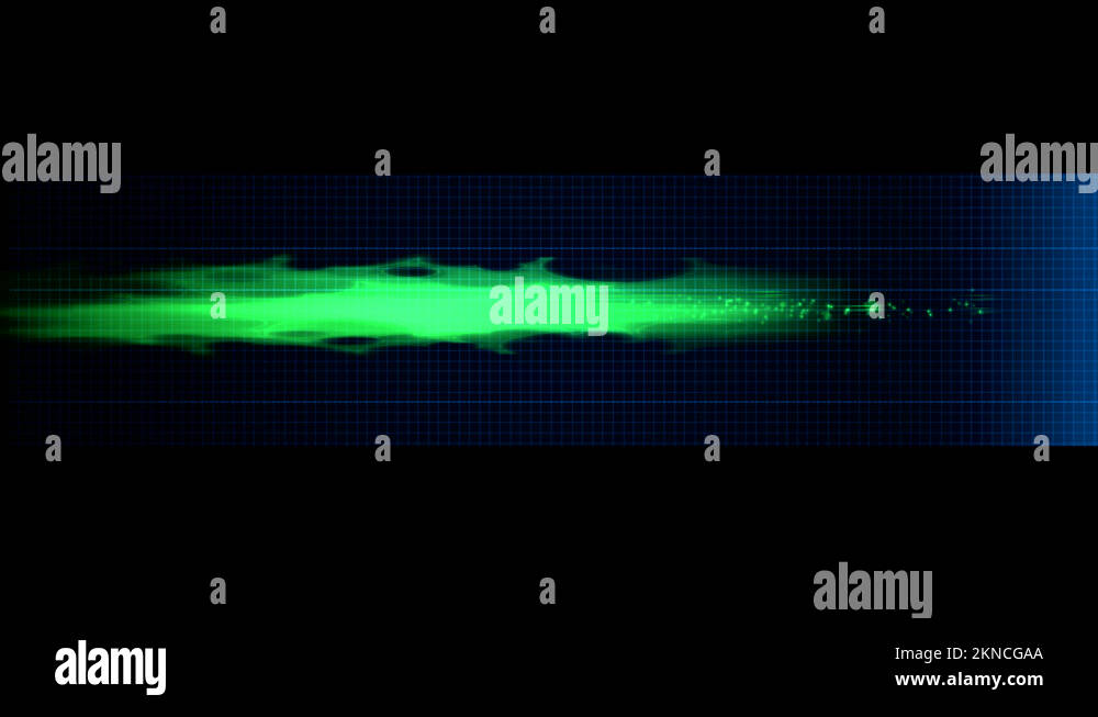 Energy output. Sensor of energy surge. Physical process scan Stock ...