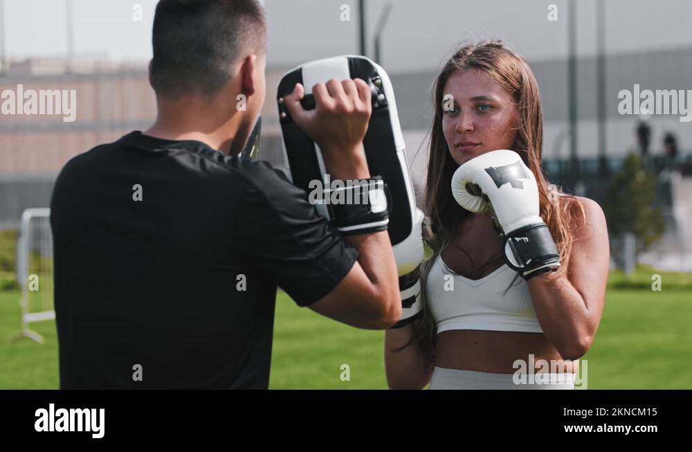 Boxing punch mitts Stock Videos & Footage - HD and 4K Video Clips - Alamy