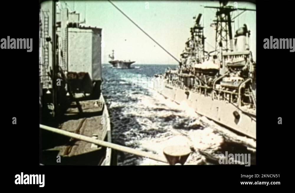 1960s: Jet fighters take off from runway. Planes take off from aircraft ...