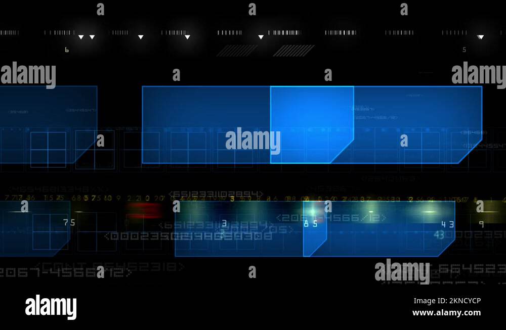 4K Final digital,Technology background with abstract digital code ...