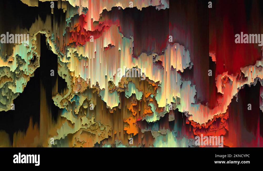 Pixel sorting loop, glitch art, data error. Colorful abstract ... Pixel sorting loop, glitch art, data error. Colorful abstract ...
