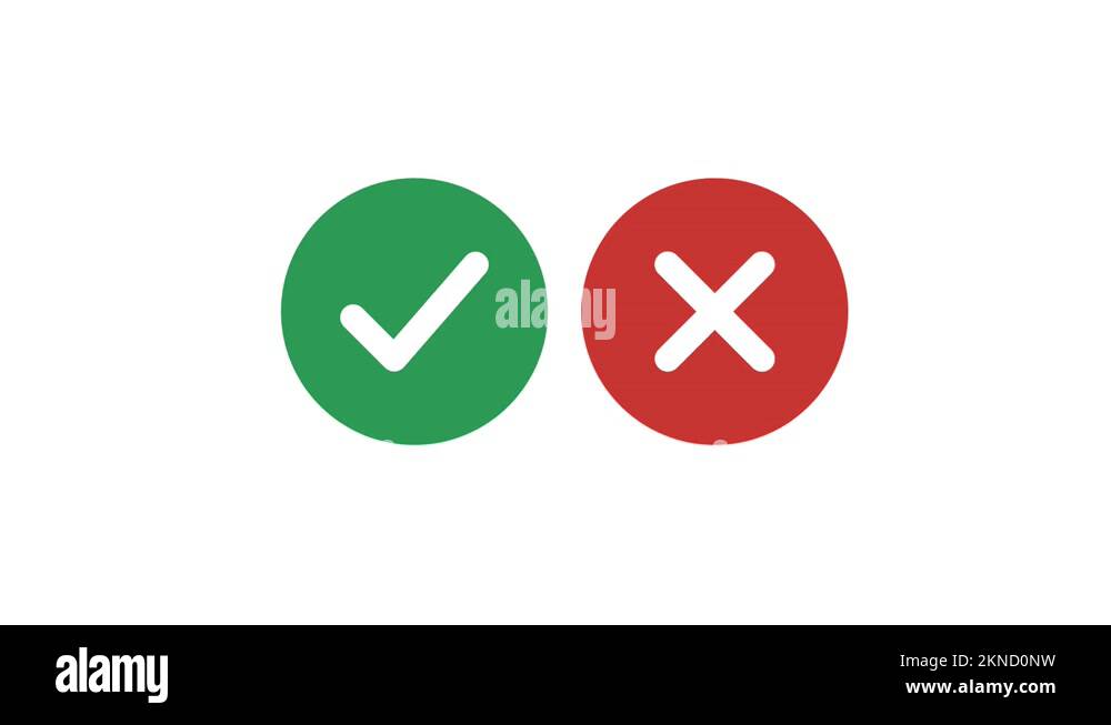 Yes no animation icon. Checkmark animation. Check mark symbols. Tick ...