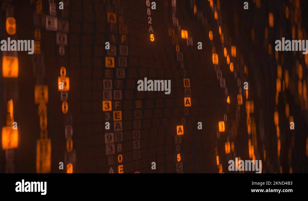 3d digital render orange Stock Videos & Footage - HD and 4K Video Clips - Alamy