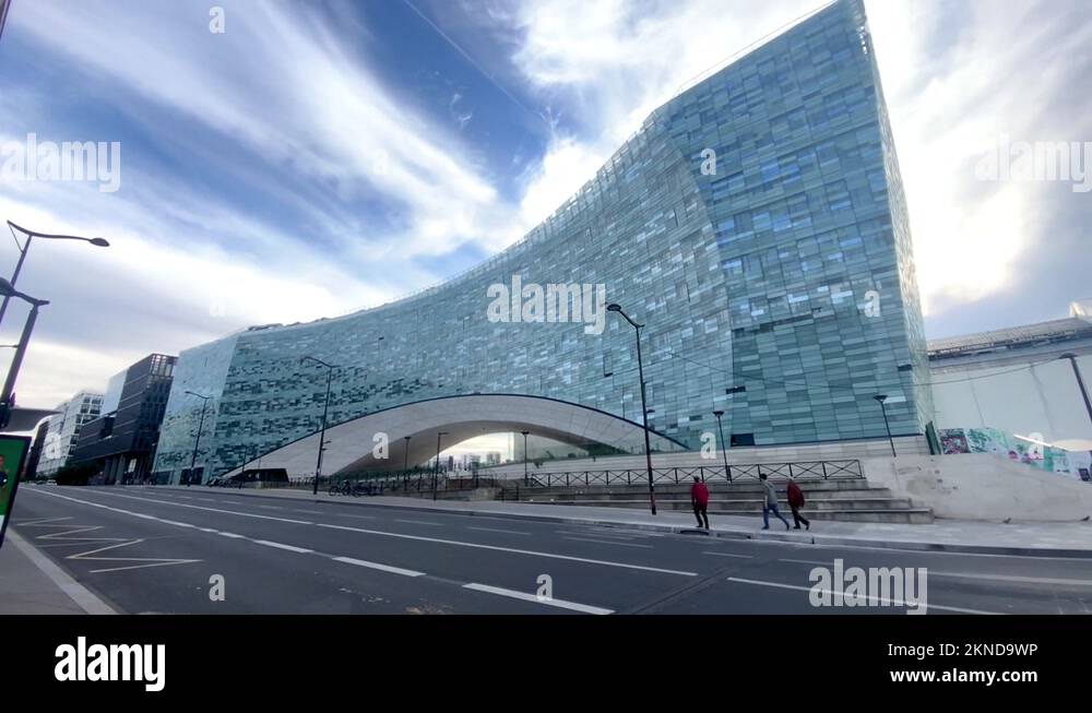 Le Monde group headquarters building in Paris, France Stock Video ...