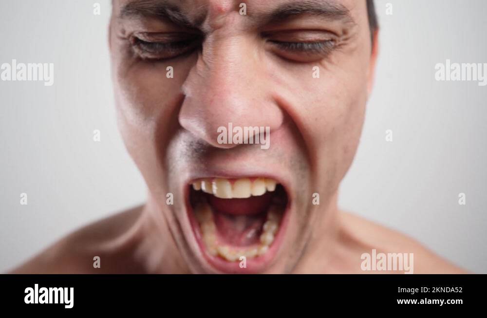 Yelling teeth Stock Videos & Footage - HD and 4K Video Clips - Alamy