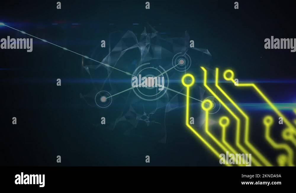 Animation globe computer circuit board Stock Videos & Footage - HD and ...