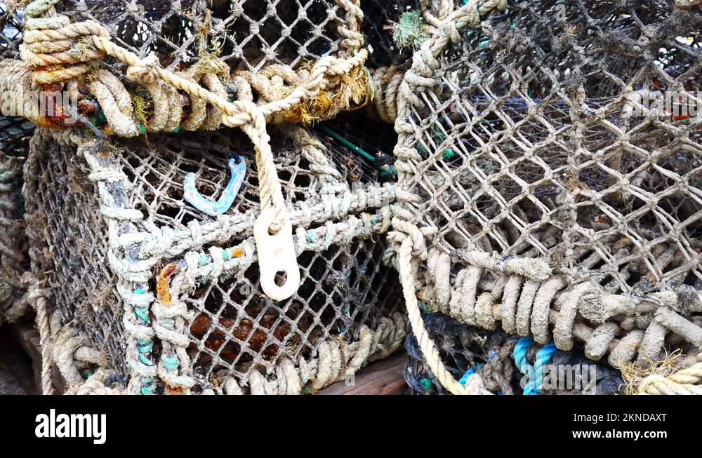 Harbour and lobster fishing nets Stock Videos & Footage - HD and 4K ...