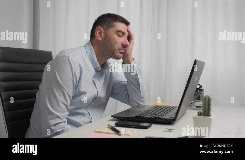 Fatigue desk Stock Videos & Footage - HD and 4K Video Clips - Alamy
