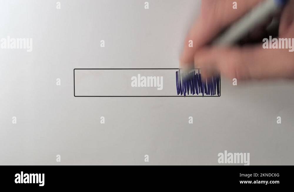 The status bar on a vertically oriented illustration Stock Video ...