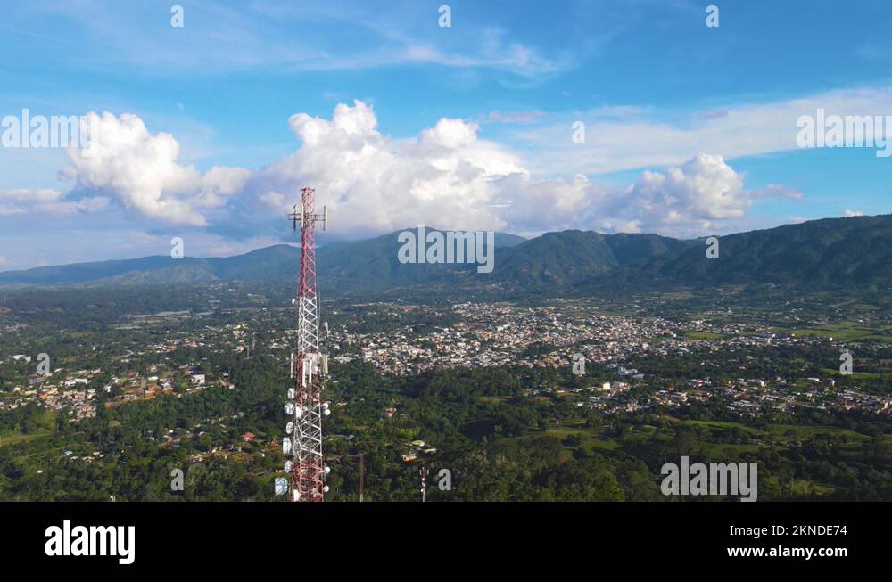 Communication tower in nature Stock Videos & Footage - HD and 4K Video ...
