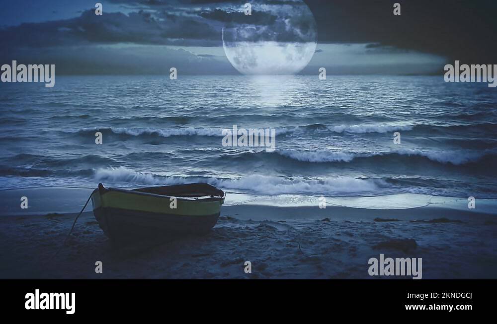 Night moon water boat Stock Videos & Footage - HD and 4K Video Clips ...