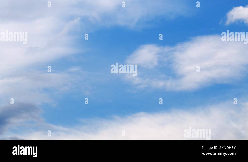 Summer blue sky and white clouds formation background. Layers of cloud ...