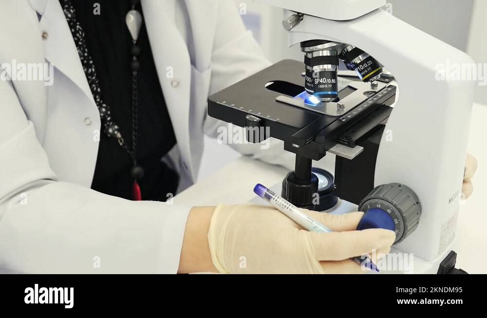 Working at electron microscope Stock Videos & Footage - HD and 4K Video ...