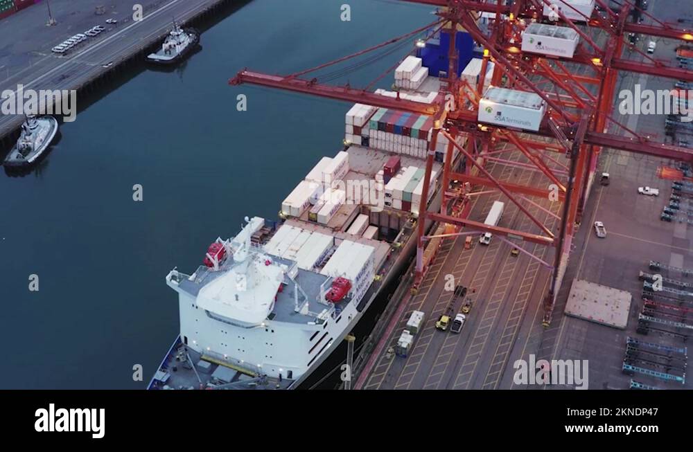 Container cargo ship sunrise Stock Videos & Footage - HD and 4K Video ...