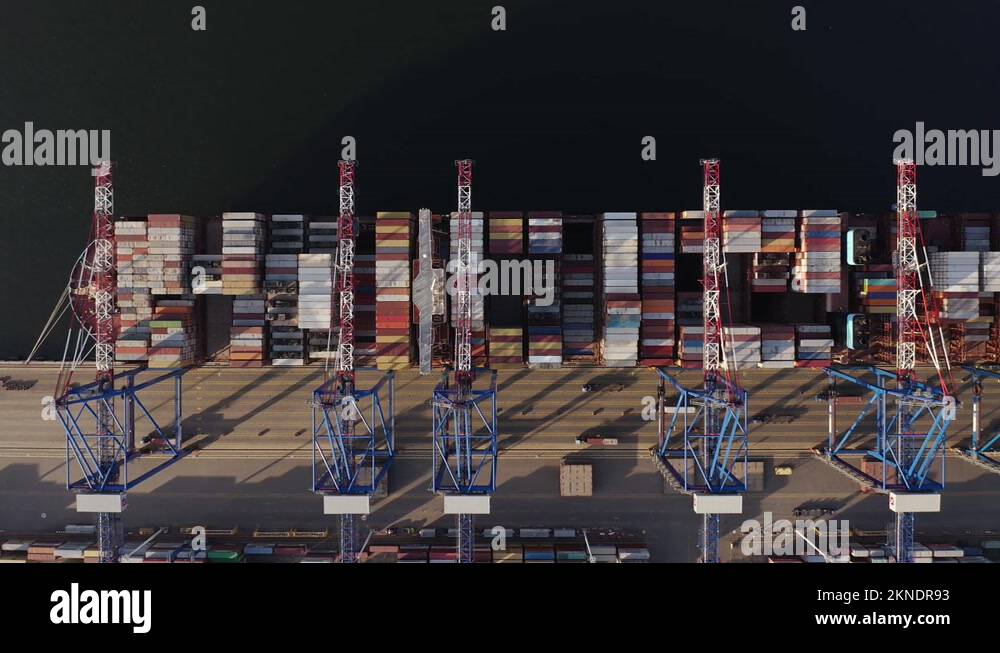 Container ship loading area Stock Videos & Footage - HD and 4K Video ...