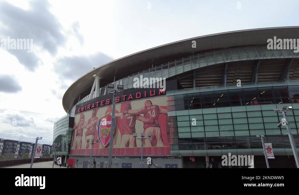 An aerial view of the emirates stadium Stock Videos & Footage - HD and ...