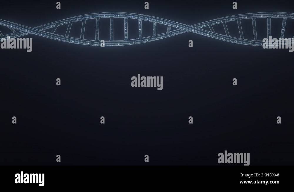 Carbon DNA molecule 3D model, looping motion background Stock Video ...
