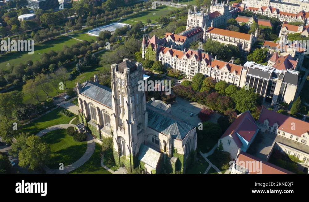 Top Down View of Rockefeller Memorial Chapel, University of Chicago ...