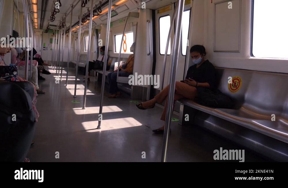 India delhi metro train interior Stock Videos & Footage - HD and 4K ...
