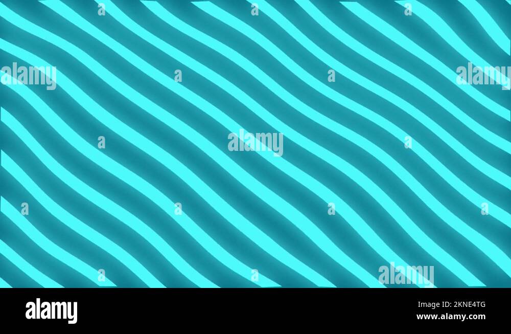 Animated background with moving diagonal twisting lines in cyan and ...