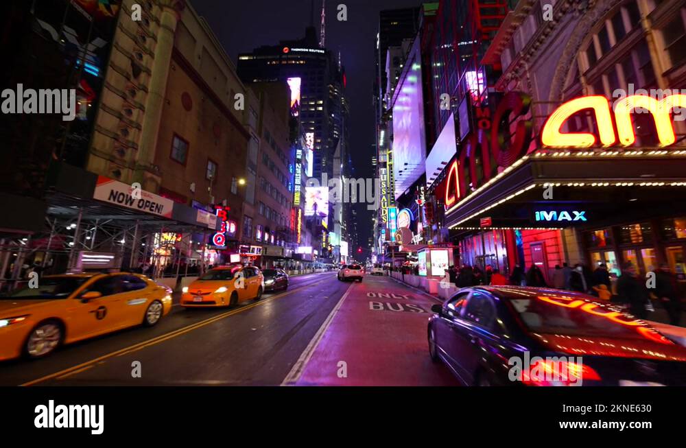 Neon lights at times square Stock Videos & Footage - HD and 4K Video ...