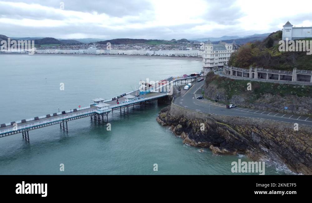 Llandudno pier historic Victorian wooden boardwalk seaside landmark ...