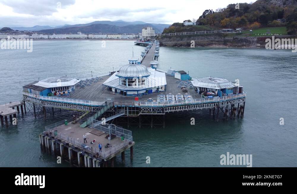 Llandudno pier historic Victorian wooden boardwalk seaside landmark ...