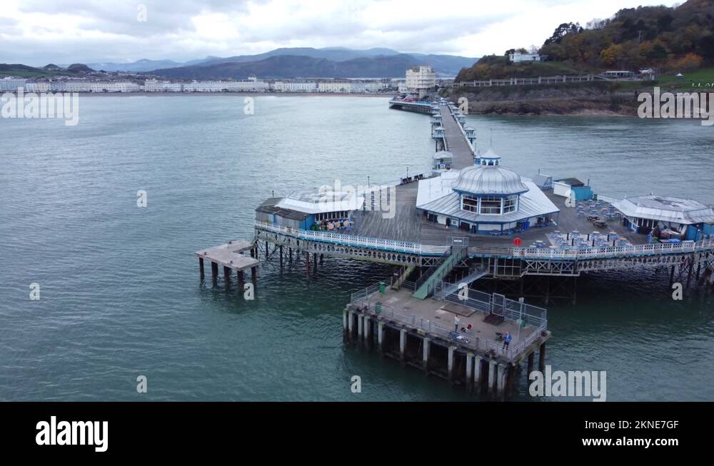 Llandudno pier historic Victorian wooden boardwalk seaside landmark ...