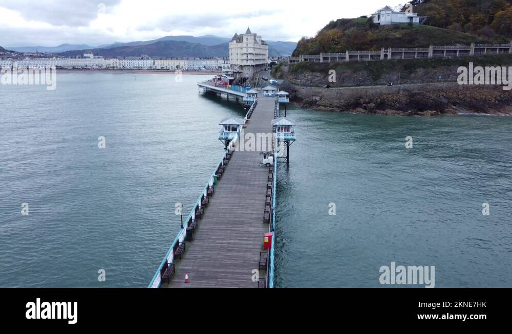 Llandudno pier historic Victorian wooden boardwalk seaside landmark ...