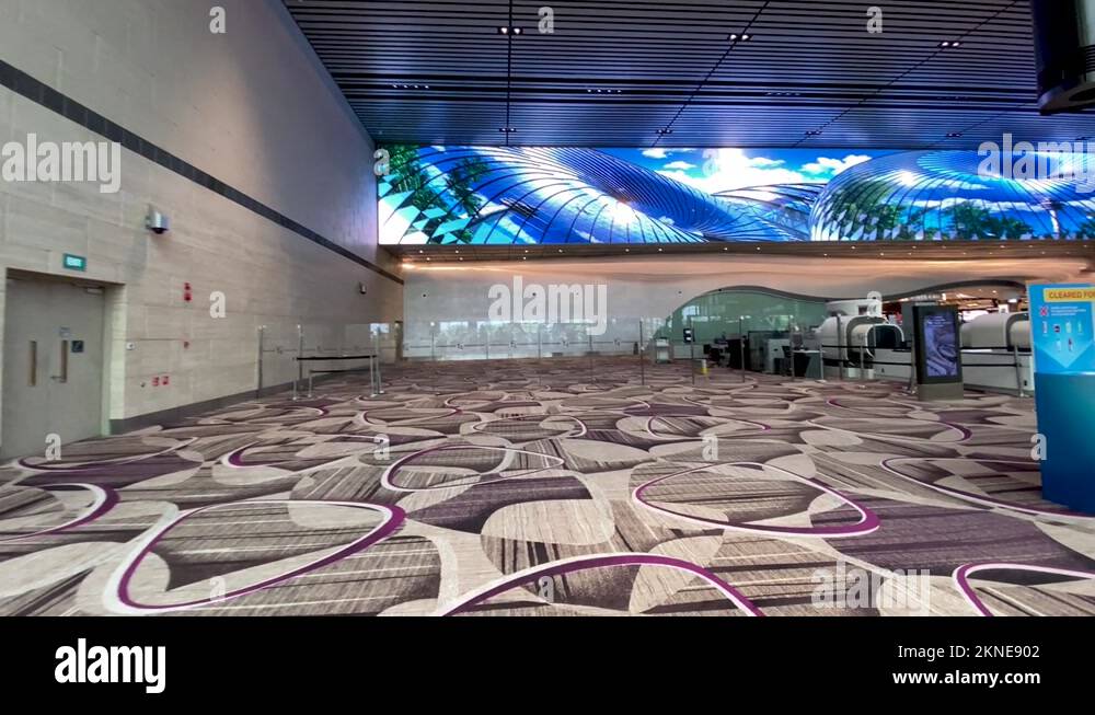 Illuminated modern interior airport airport Stock Videos & Footage - HD ...