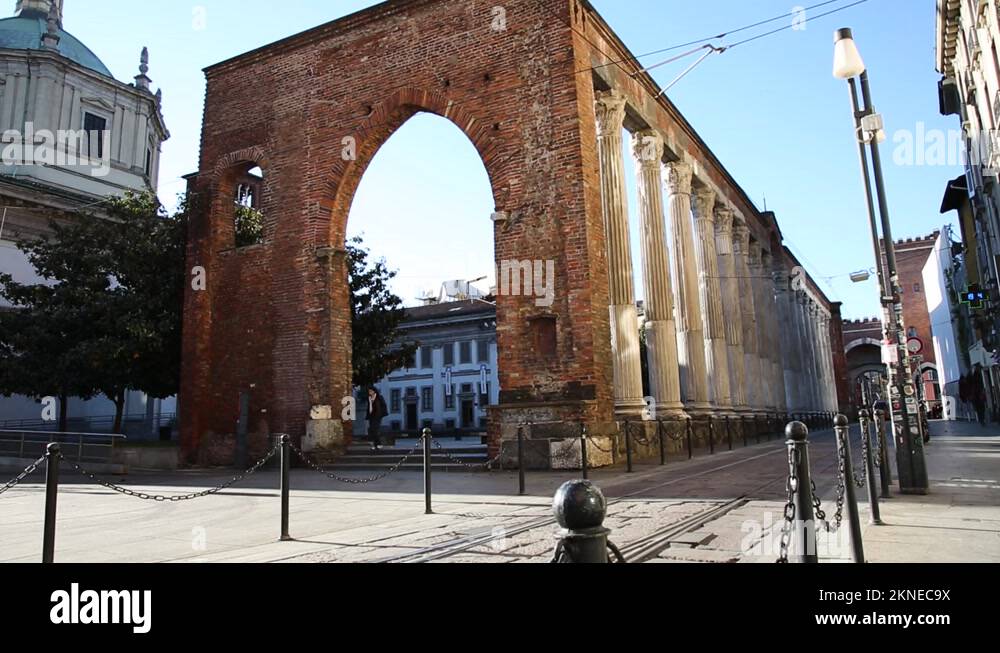 Urban real-life scene of modern tram running on new tramway tracks in ...