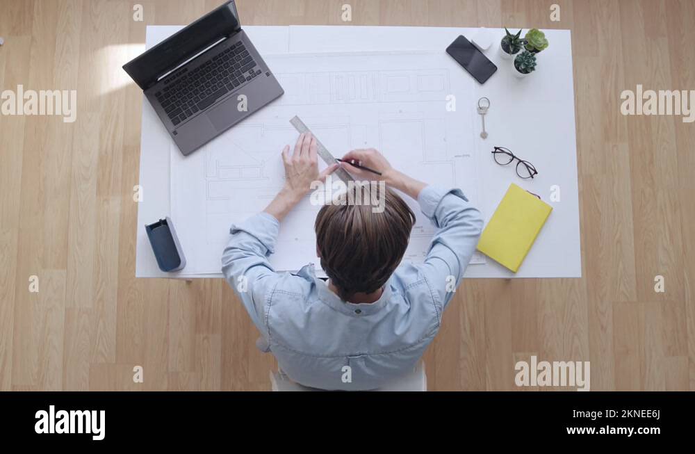 Construction drawing man draft Stock Videos & Footage - HD and 4K Video ...