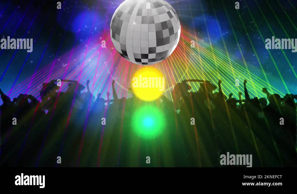 Crowd dancing colourful lights Stock Videos & Footage - HD and 4K Video ...