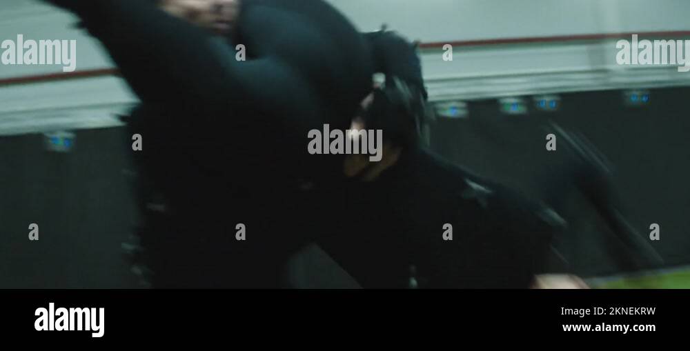 Actors in motion capture suits performing some fight moves as game ...