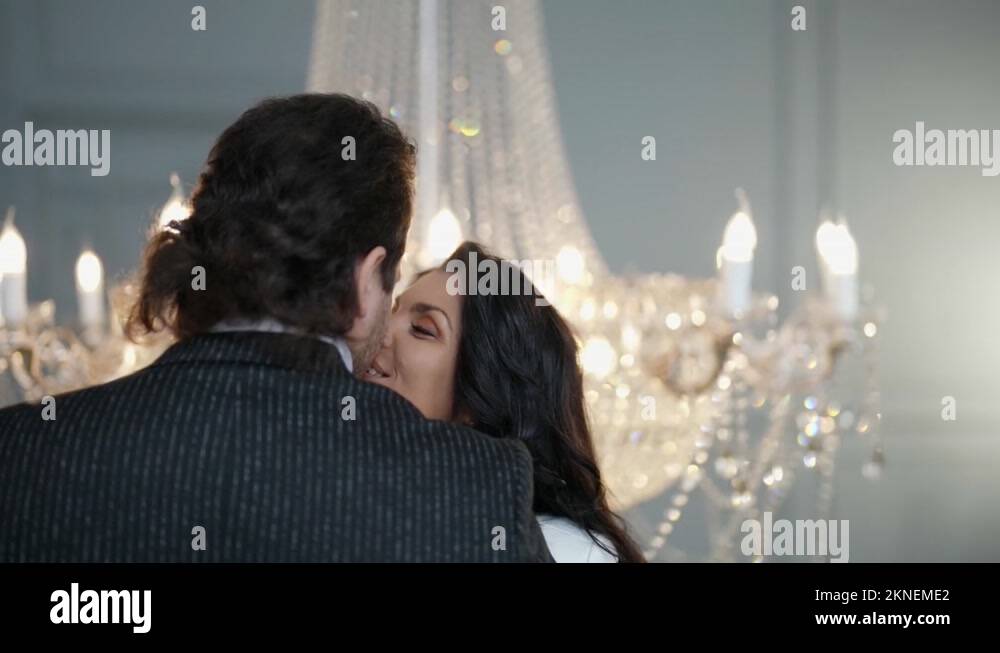 Man kissing woman happy looking at camera Stock Videos & Footage - HD ...