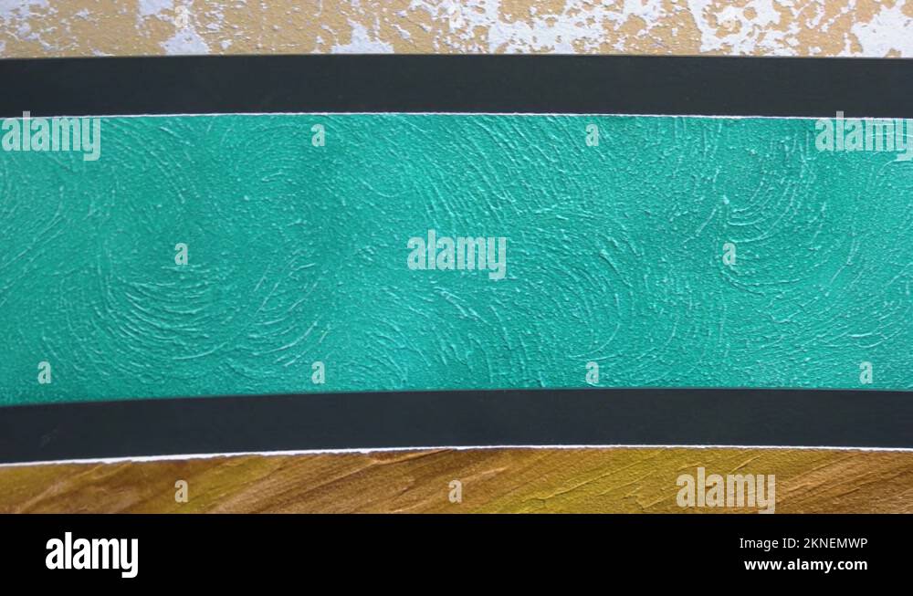 Samples of relief wallpapers for a wall of different color Stock Video ...