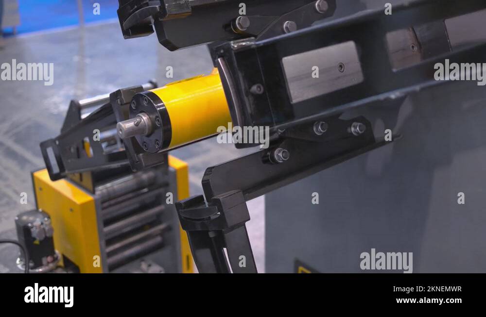 Close-up rotation of machine engine rotor with four wings Stock Video ...