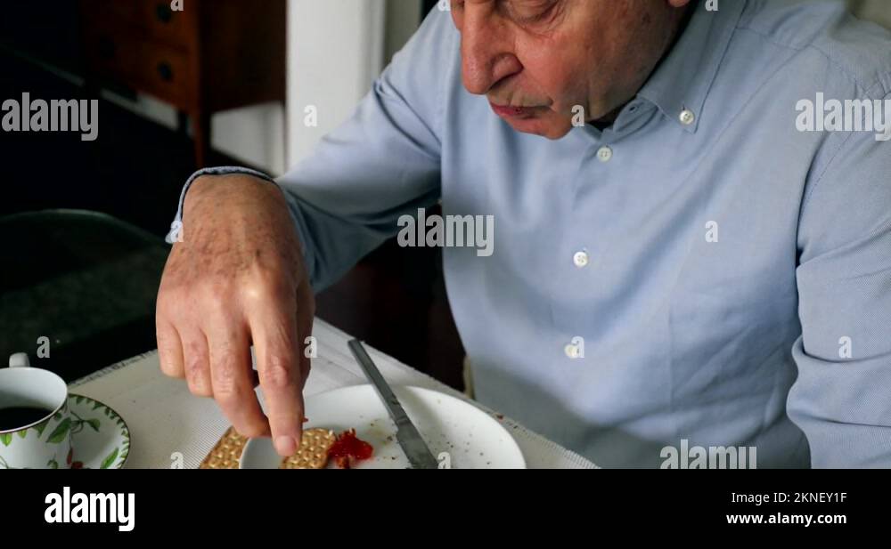 Man eating toast Stock Videos & Footage - HD and 4K Video Clips - Alamy