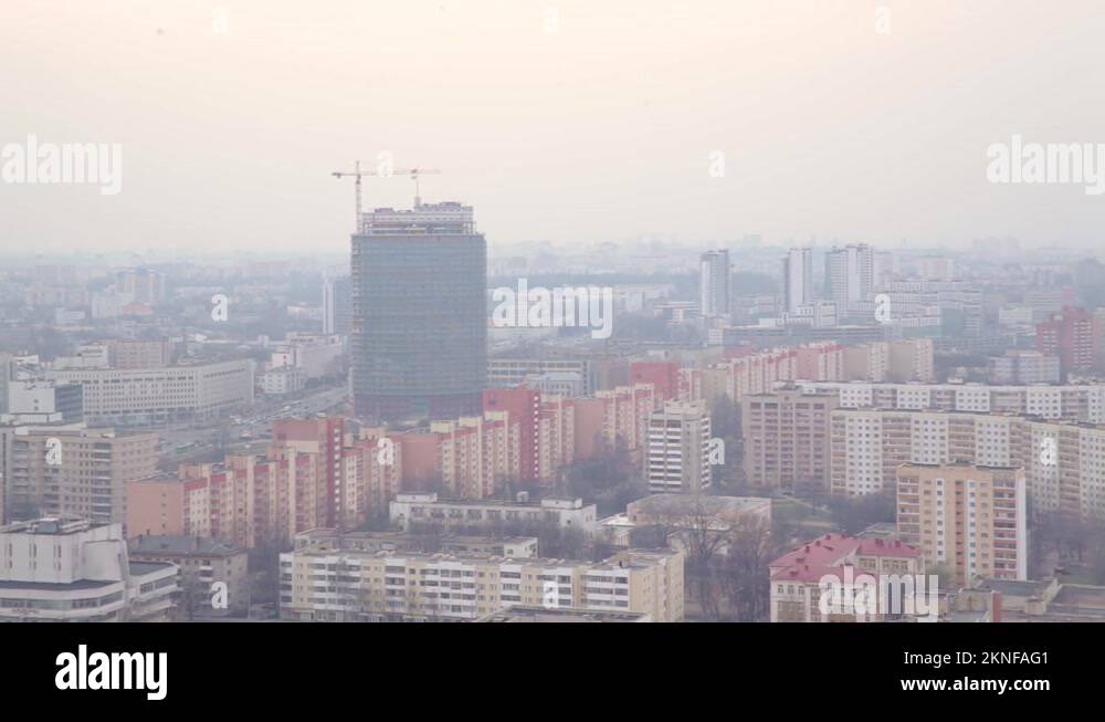 construction of a residential building "Parus", a skyscraper in Minsk ...