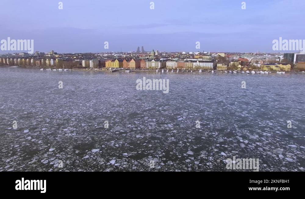 Sweden Stockholm Old Town Gamla stan Capitol Drone Slussen Södermalm ...