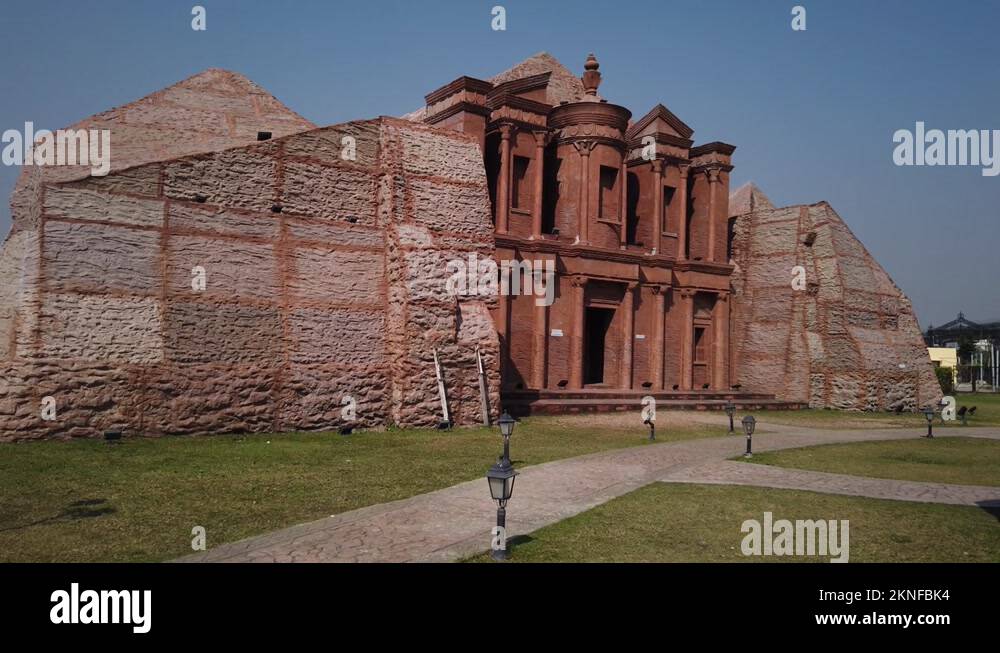 Zoom In shot of the Jordan wall of in echo park in Kolkata Stock Video ...