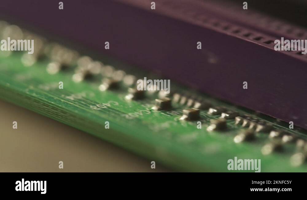 Microchip close-up, computer processor, motherboard. microcircuit ...