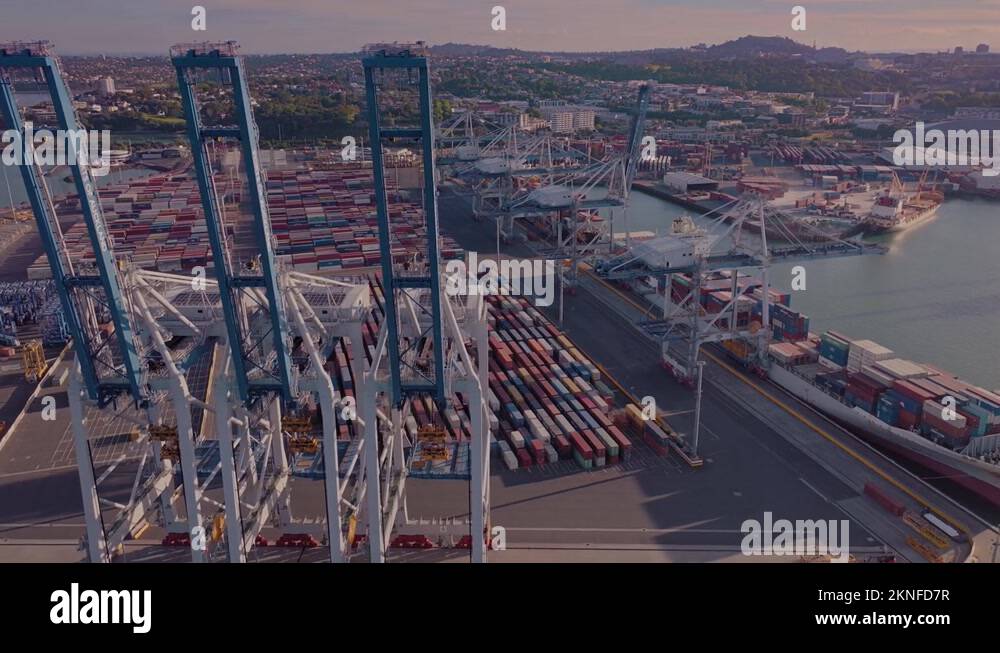 Auckland port containers Stock Videos & Footage - HD and 4K Video Clips ...