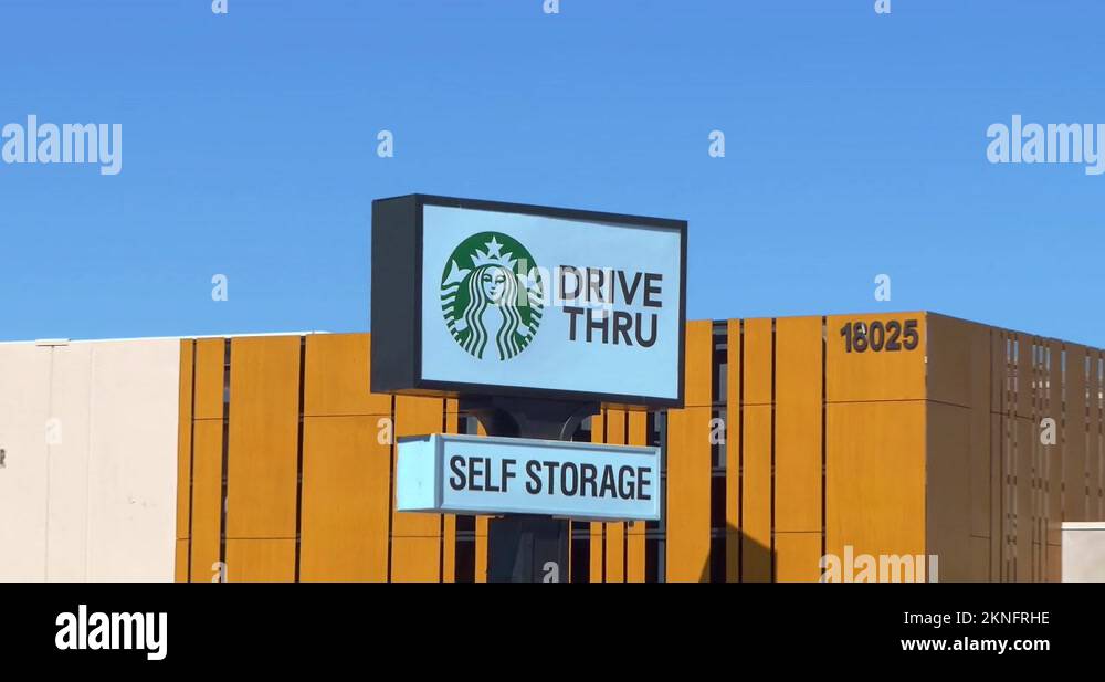 Starbucks logo drive thru Stock Videos & Footage - HD and 4K Video ...