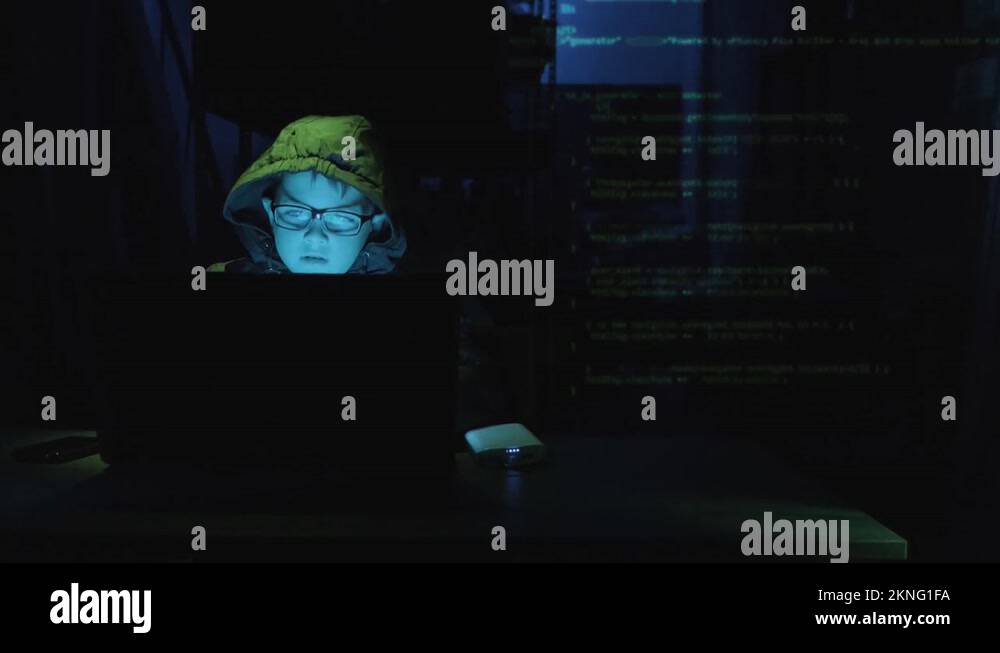 Hacker boy child Stock Videos & Footage - HD and 4K Video Clips - Alamy