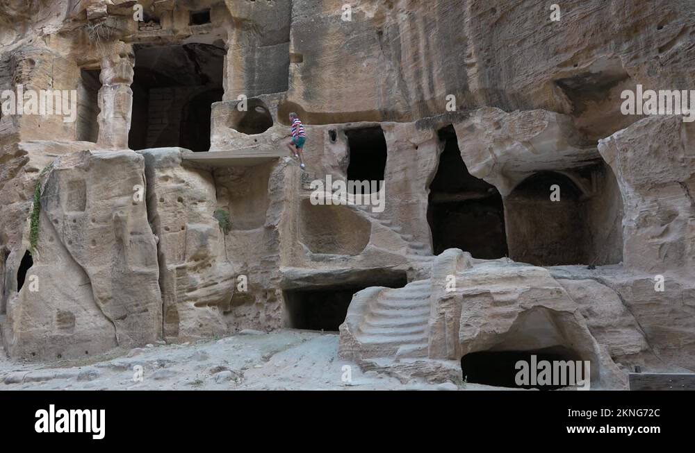 Jordan. The ancient city of Petra. World Historical Heritage Stock ...