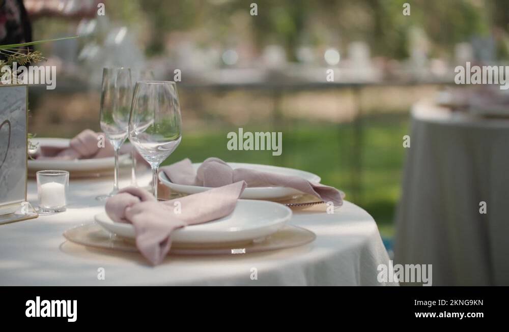Setting the tables Stock Videos & Footage - HD and 4K Video Clips - Alamy