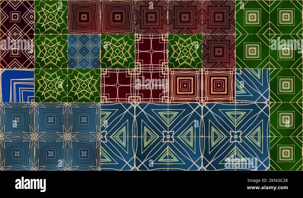 Moorish inspired geometric art patterns Stock Videos & Footage - HD and 4K Video Clips - Alamy