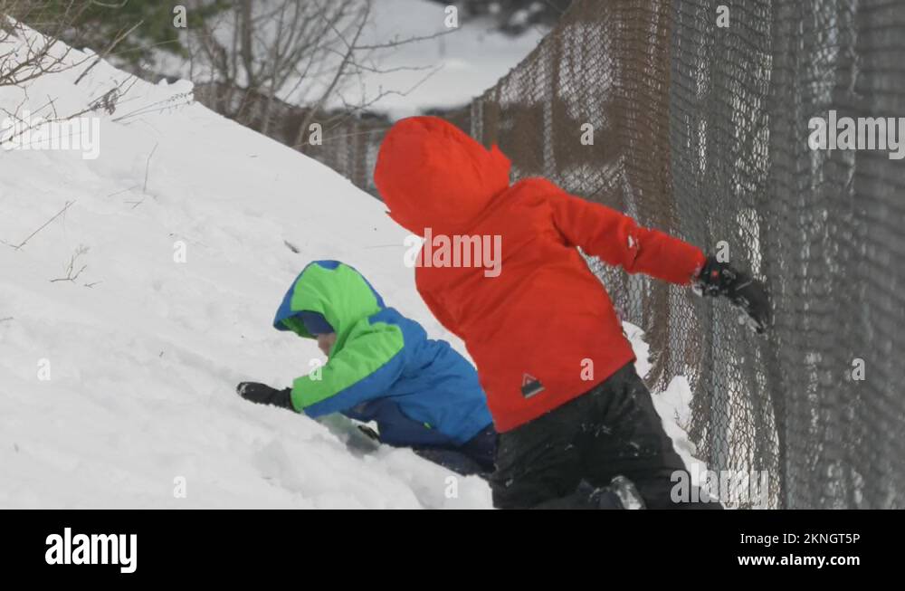 Kids on the slope Stock Videos & Footage - HD and 4K Video Clips - Alamy