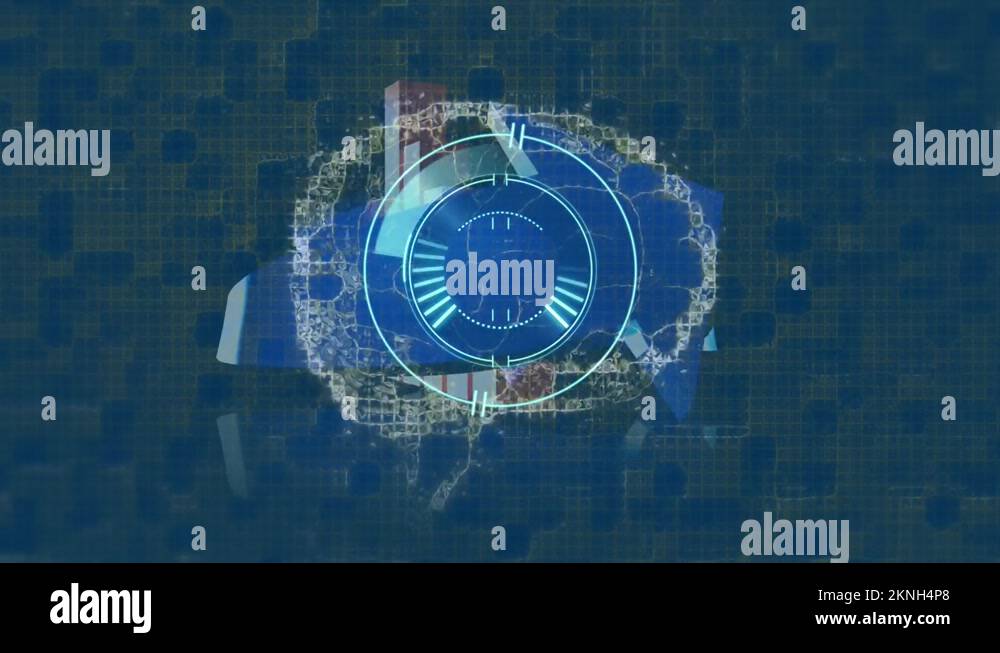 Animation of scope scanning over graph with arrows Stock Video Footage ...